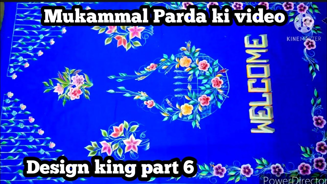 Mukammal Parda ki video|Khubsurat Parda Design|Beautiful PardaPainting ...