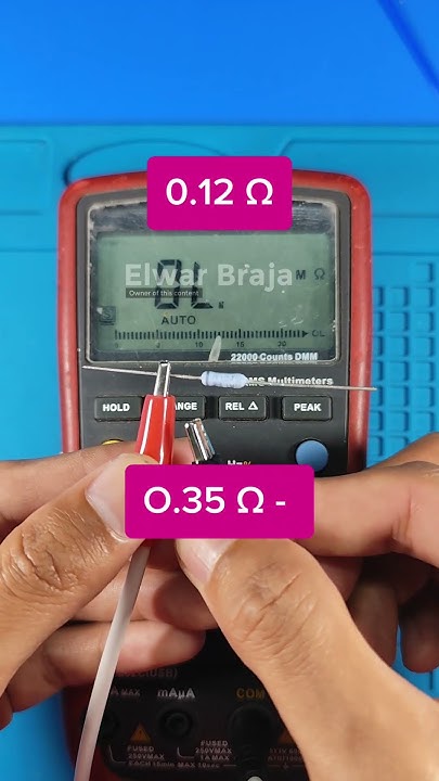How to Measure Resistor Values Below 1 Ohm – Easy & Accurate Method! - YouTube