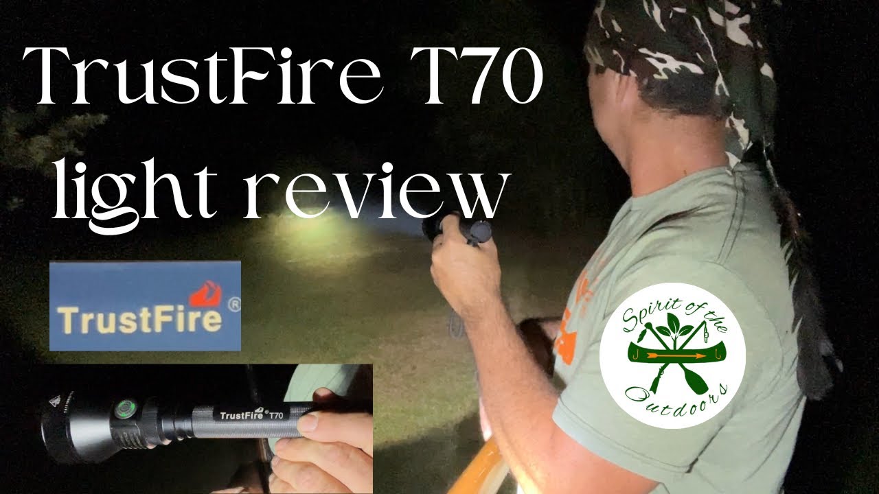 TrustFire T70 light review - YouTube