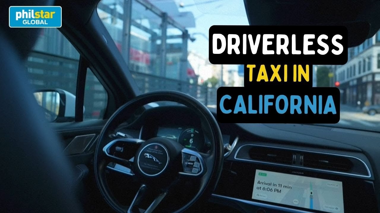 Driverless taxis make debut in California - YouTube