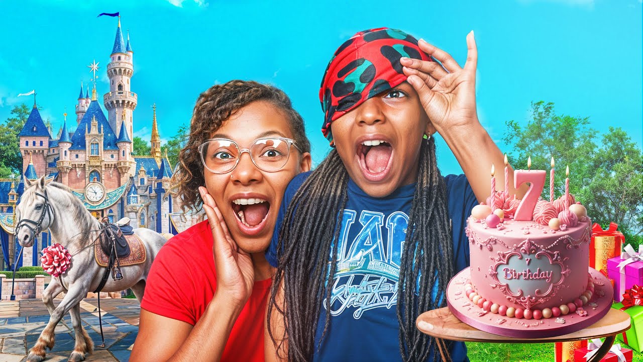 Avah's 7th Birthday SURPRISE! - YouTube