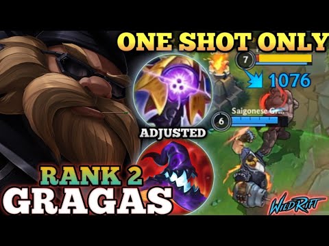 GRAGAS PERFECT ONE SHOT COMBO! FULL AP BUILD - TOP 2 GLOBAL GRAGAS BY ...