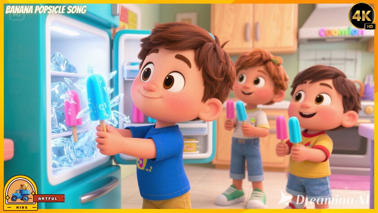 Kids Enjoy Make Banana Popsicle Song For Kids | Artful Animations - YouTube