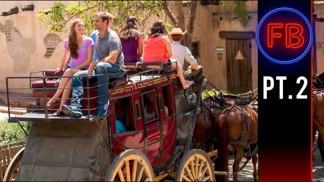 AMAZING Stagecoach ride - LIke we're in Disneyland 1955 | 12-16-17 Pt ...