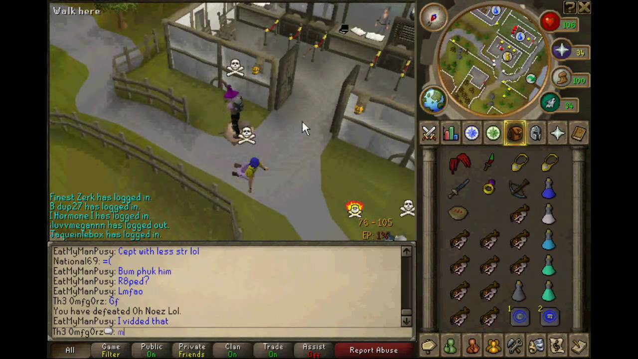 Runescape - Th3 0mfg0rz Pk vid 21 - The end? (Pure 99 str 99 range 96 ...