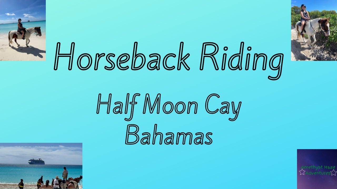 Horseback riding at Half Moon Cay - YouTube