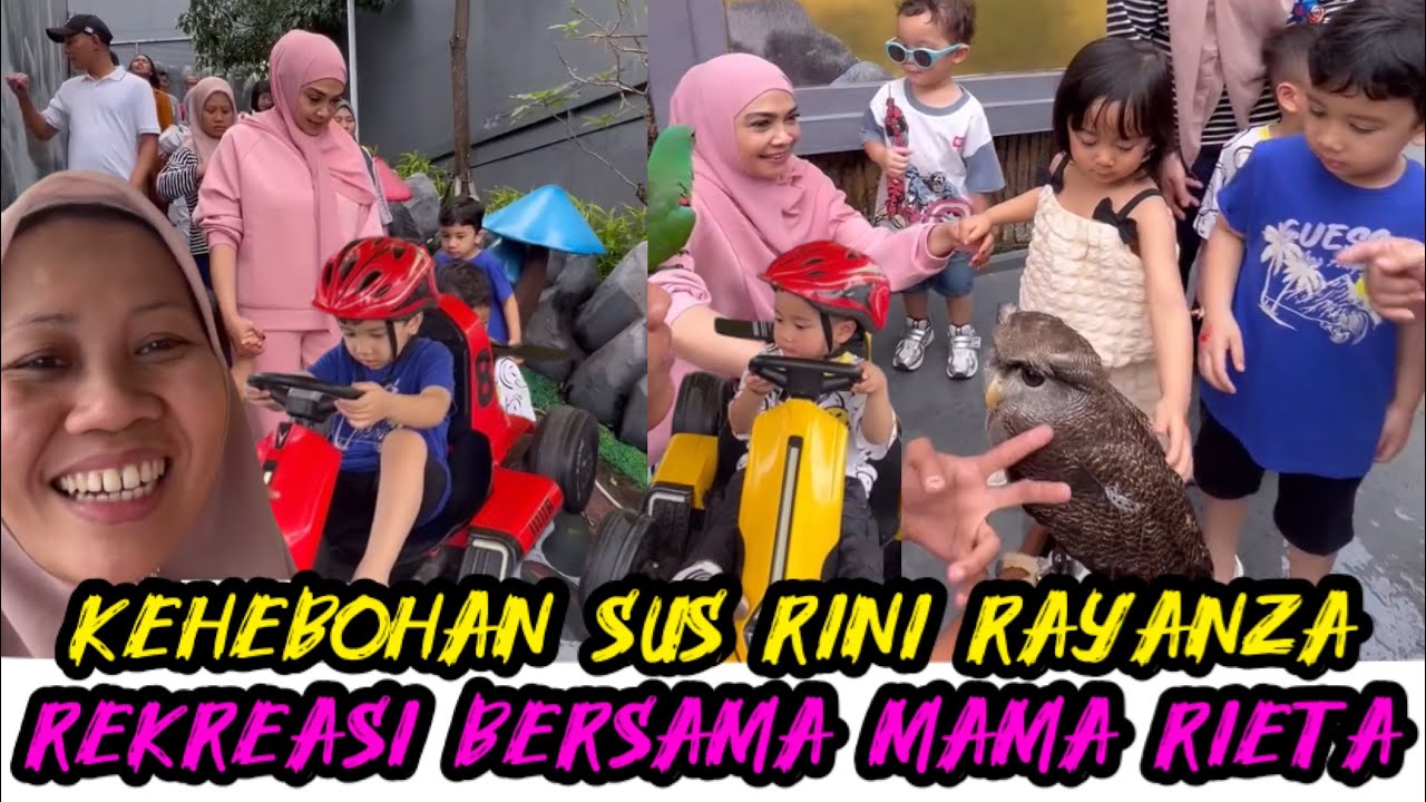 KESERUAN MAMA RIETA REKREASI BARENG RAYANZA DAN UKKASYA DI BOGOR...# ...