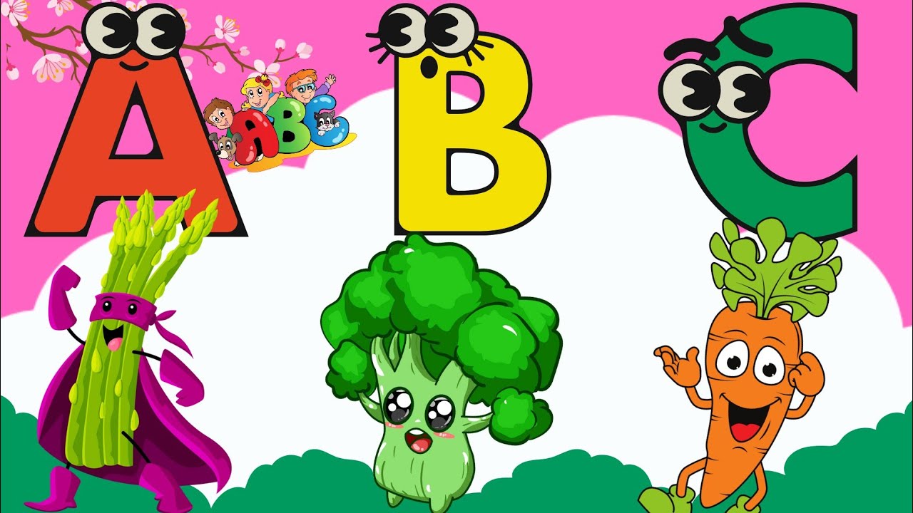 ABC Vegetables Phonics Song | ABC Vegetables Alphabets Song | Learn ...