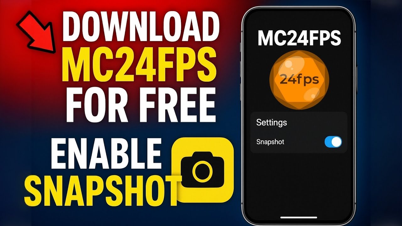 How to Download MC24FPS for FREE + Enable Snapshot | MC24FPS App Full Tutorial” - YouTube