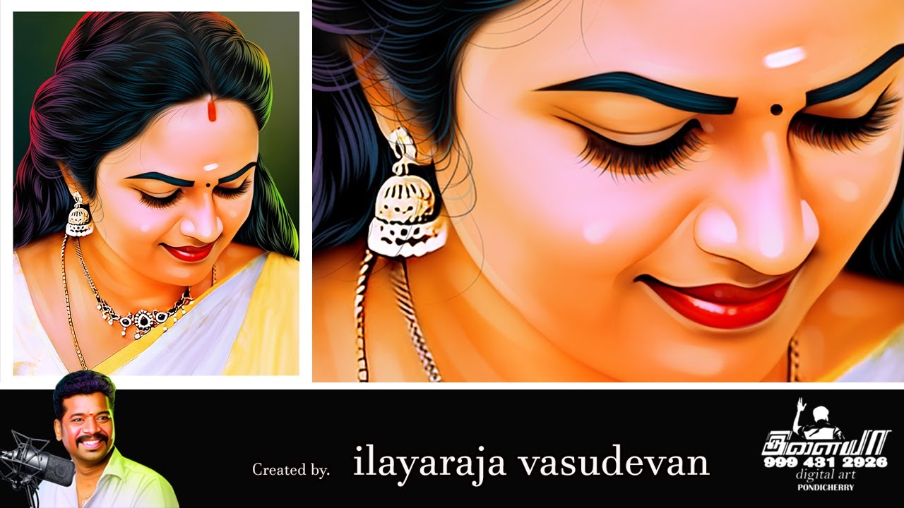 New / Normal /Female /Celebrative/Digital painting/ Beginners /Tamil ...
