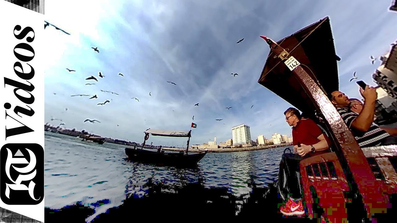 Enjoy a Dubai Abra ride in 360 degrees - YouTube