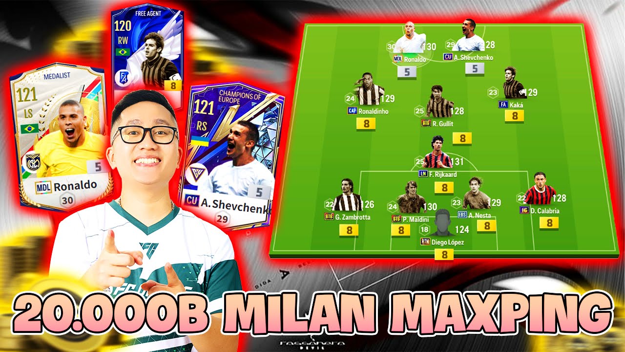 Cầm 20.000 Tỷ ILF Xây Dựng Đội Hình AC MILAN KHỦNG NHẤT FC ONLINE ...