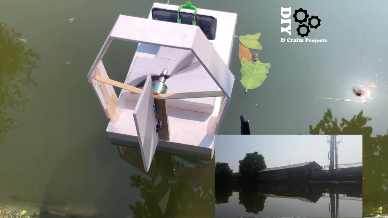 Diy - How to make Rc Air Boat at home - YouTube