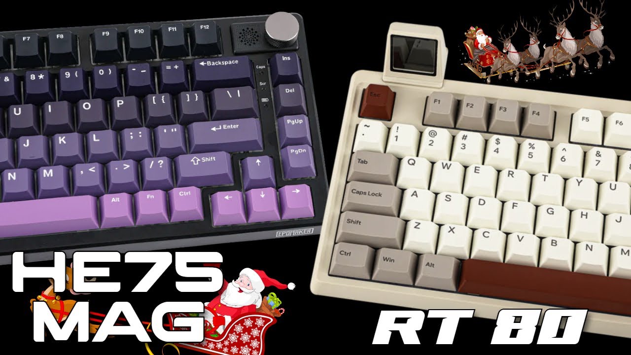 Epomaker HE75 MAG & RT80 - YouTube