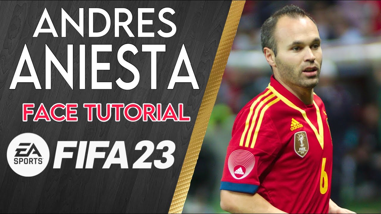 ANDRES INIESTA FACE FIFA 23 | PRO CLUBS | CLUBES PRO | LOOKALIKE ...