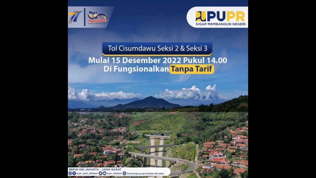 Dibuka!!! Tol Cisumdawu Seksi 2 & 3 Resmi Beroperasi - YouTube