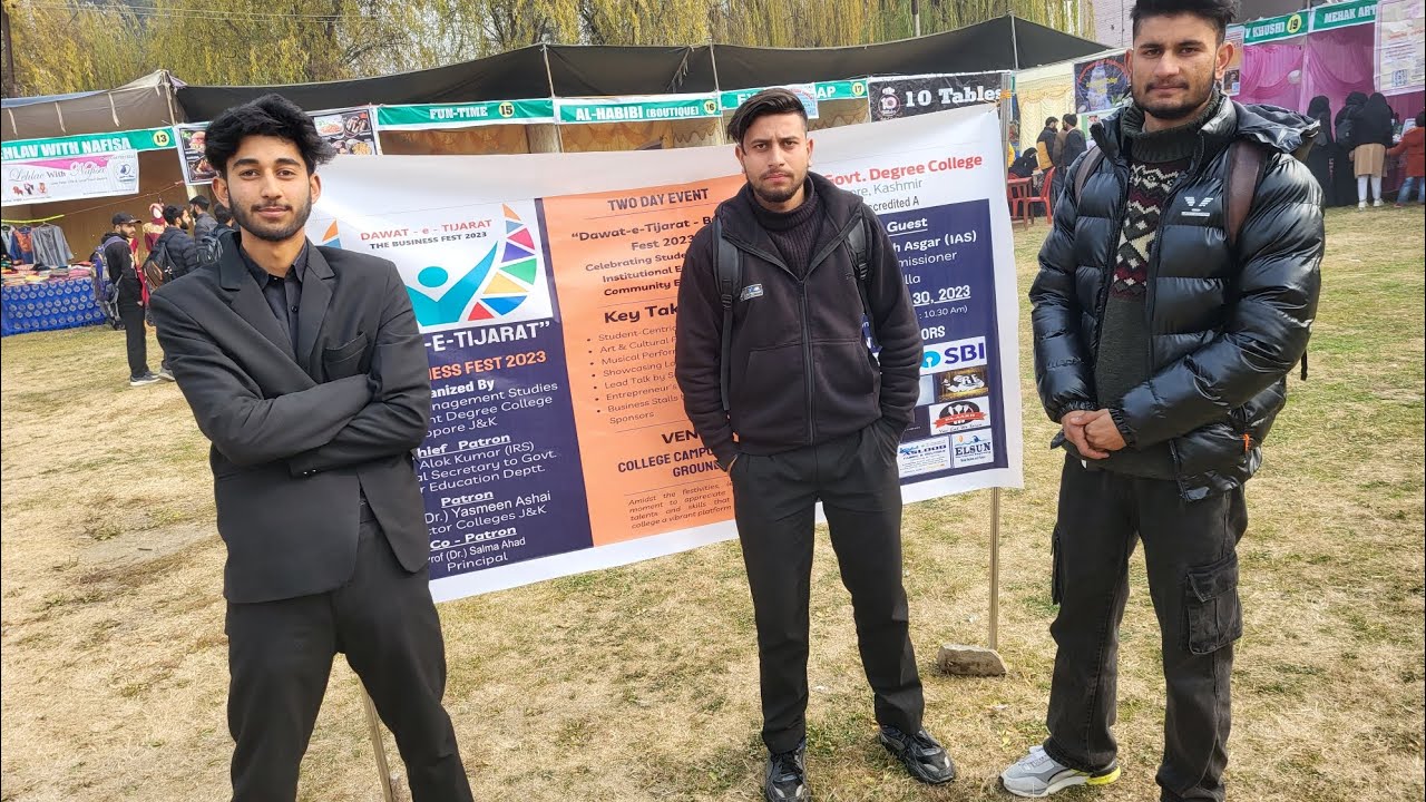 First day of event ! Dawat e tijarat! Gdc sopore🥰 - YouTube