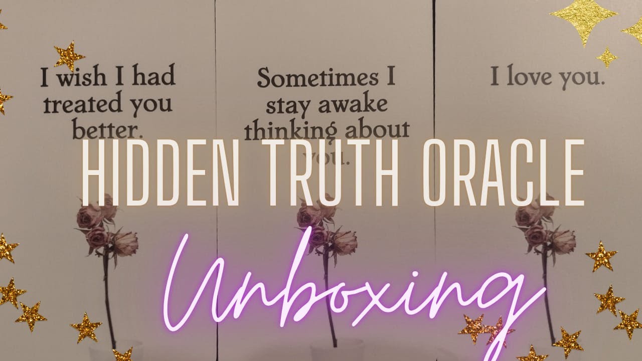 Hidden Truth oracale cards oráculo de mensajes unboxing + full flip ...