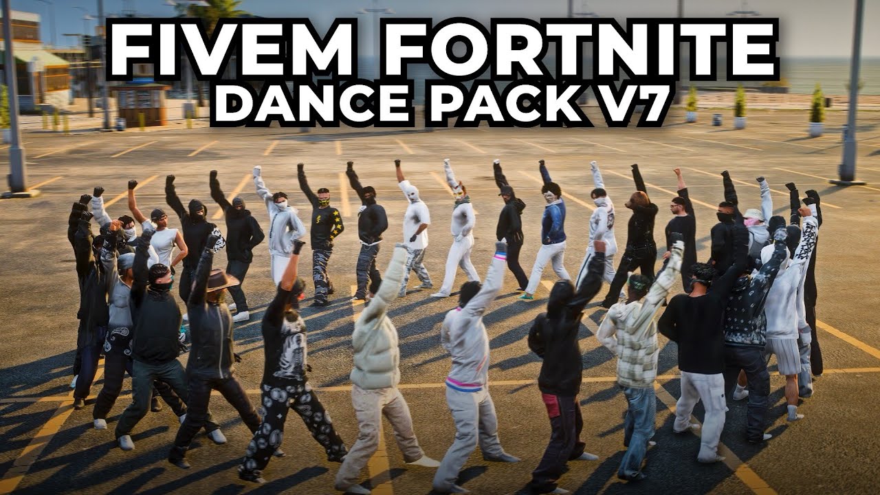 New Fortnite FiveM Dance Emote Pack V7 (Tylil, bbno$, Touch and more ...