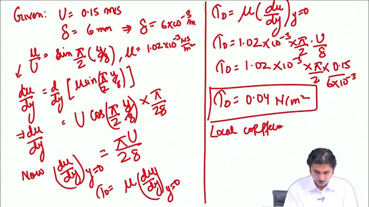 Lecture 21: Boundary Layer Theory (Contd.) #swayamprabha #CH23SP - YouTube