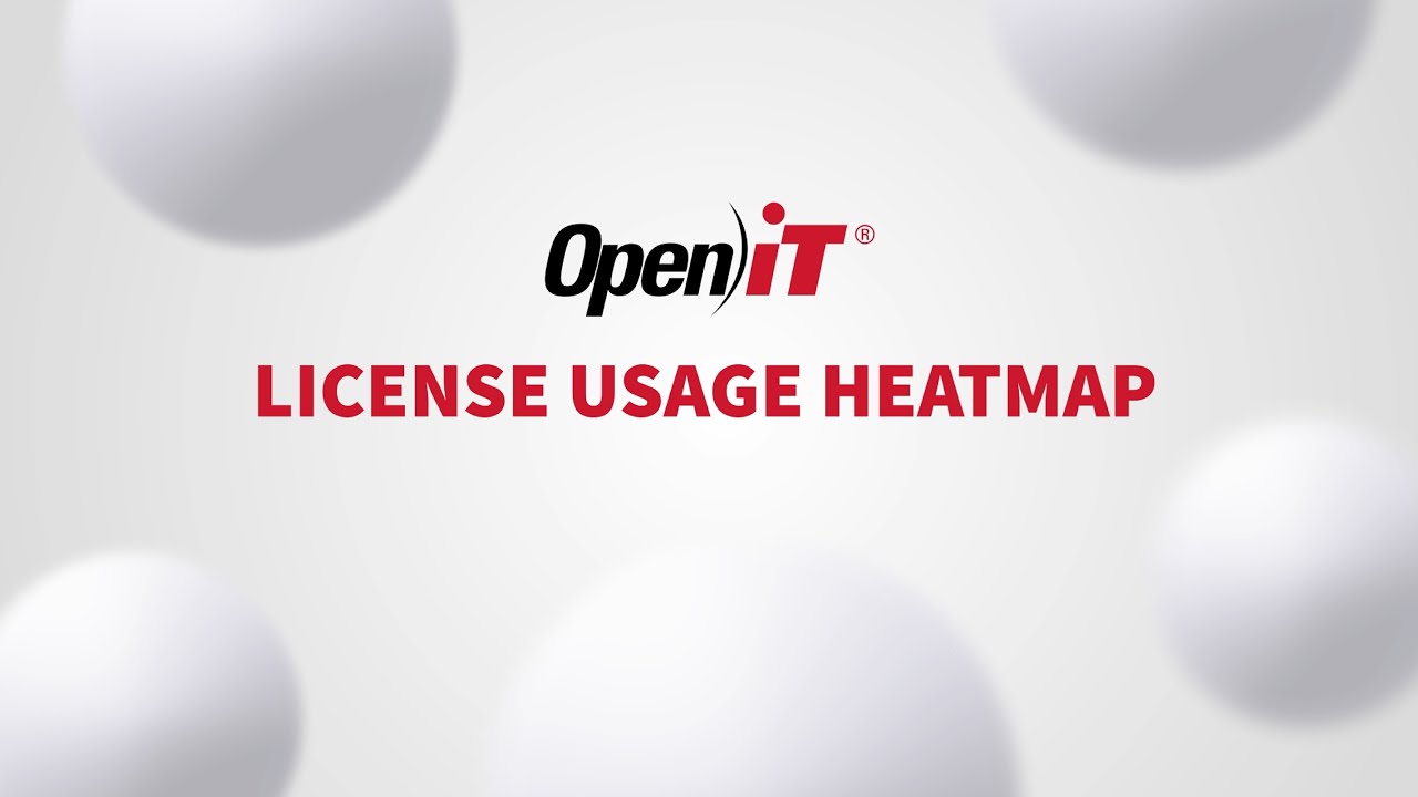 How to Get a Better Usage View through License Usage Heatmap - Open iT ...