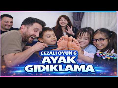 Cezalı Oyun 6: Ayak Gıdıklama Challenge 😂 Kahkaha Garantili!
