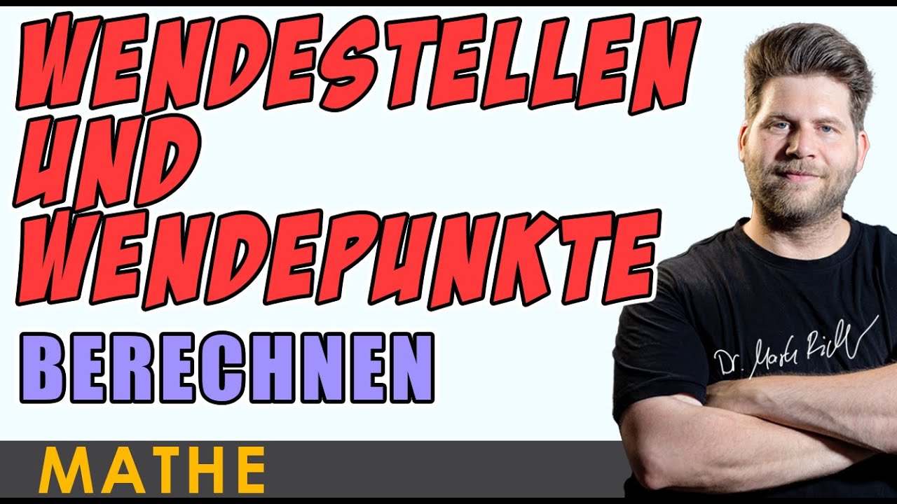 Wendestellen und Wendepunkte von Funktionen berechnen | Mathe Abi ...