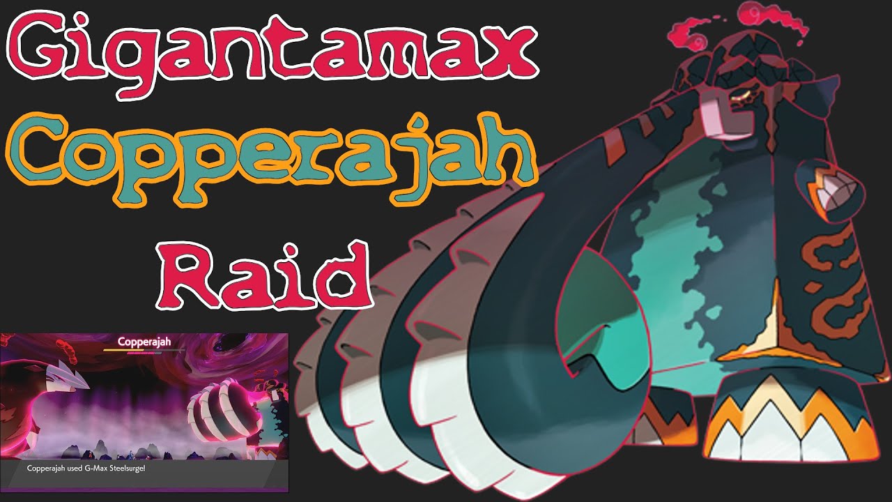 Pokemon Sword& Shield: Max Raid Battle - Defeat Gigantamax Copperajah ...