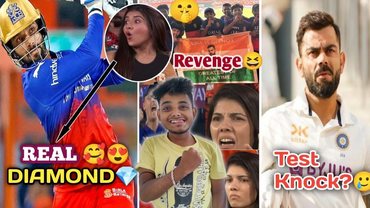 RCB SILENT PAT CUMMINS 😈 KOHLI Slow Knock ? RCB VS SRH 2024 | Rajat ...