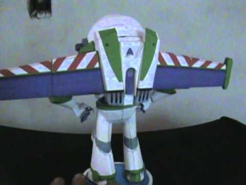 papercraft buzz lightyear - YouTube
