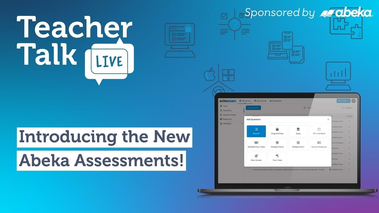 Teacher Talk: Introducing the New Abeka Assessments! - YouTube