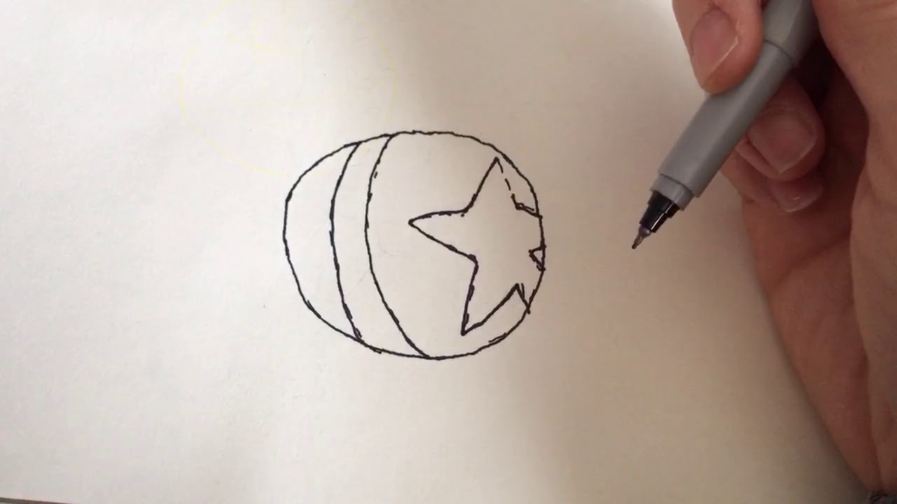 Pixar Ball Drawing