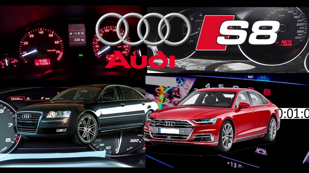 Audi S8 All Generations (D2-D5, 1996-2024) Acceleration Battle - YouTube