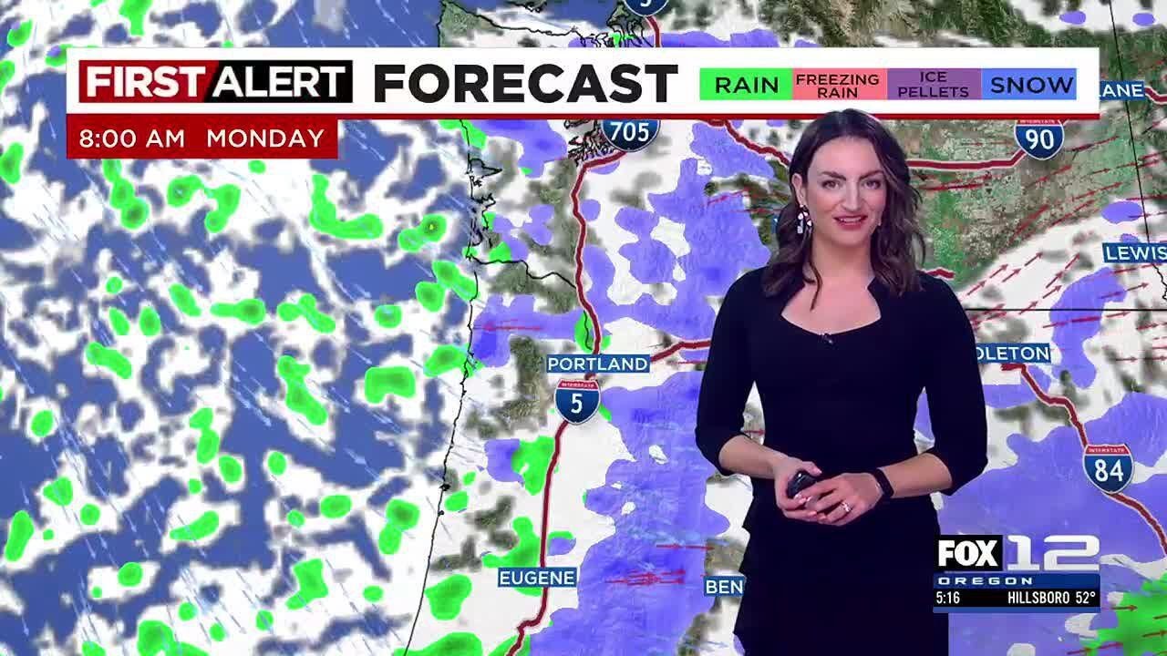 First Alert Sunday evening FOX 12 weather forecast (2/25) - YouTube