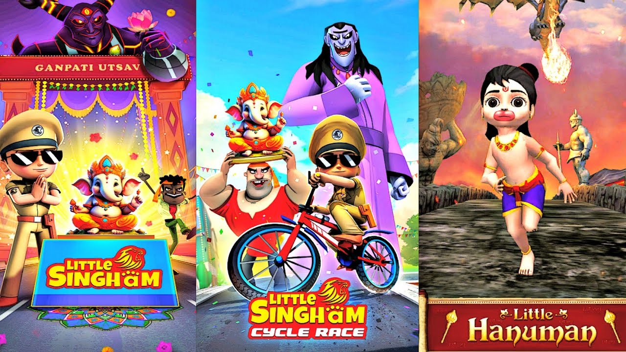 Little Singham - Little Singham Cycle Race 🎮 Little Hanuman - Little ...