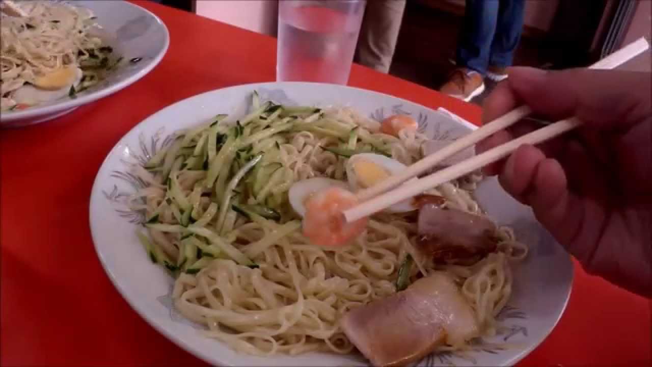 珍来軒 元祖呉冷麺のお店に行ってみました Chinraiken Kure-style cold noodles. - YouTube