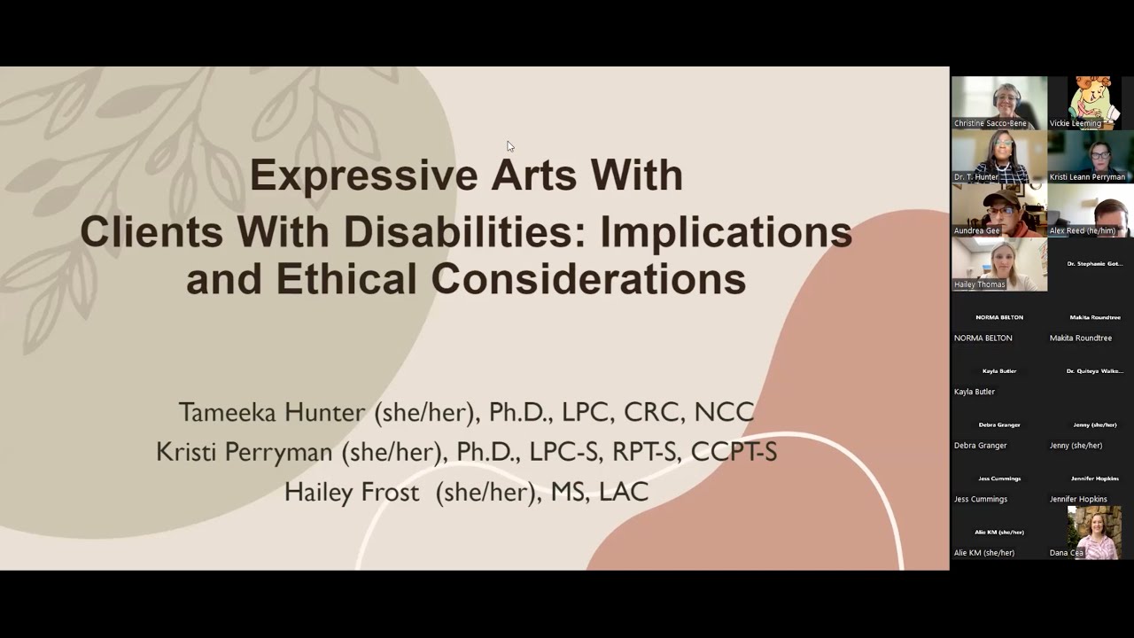 Using Creative Therapies with Clients with Disabilities - YouTube