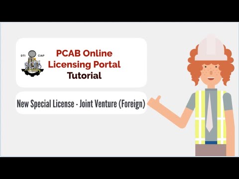 How to File a New Special License - JV, Foreign - YouTube