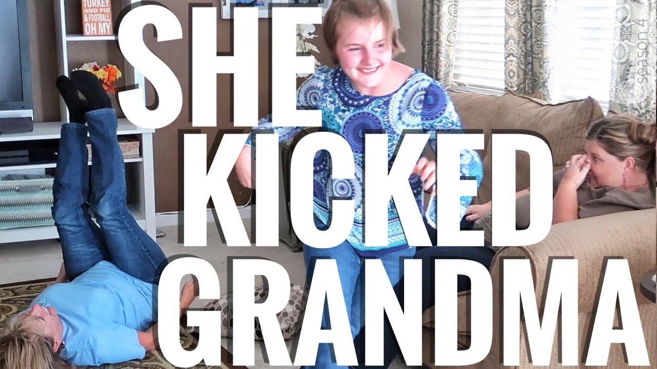 Grandma Went Down! She kicked Grandma! - YouTube