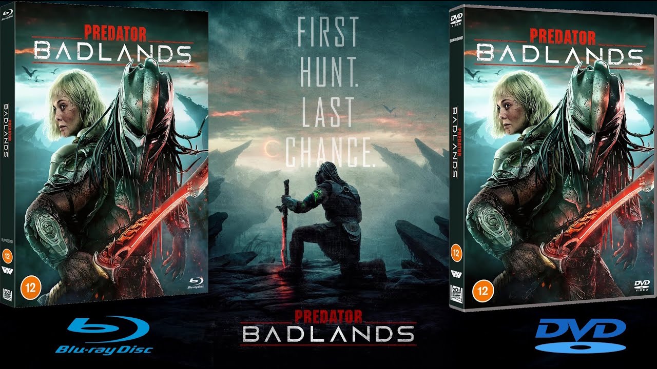 Predator Badlands [Standard Blu-ray & DVD Editions starring Elle ...