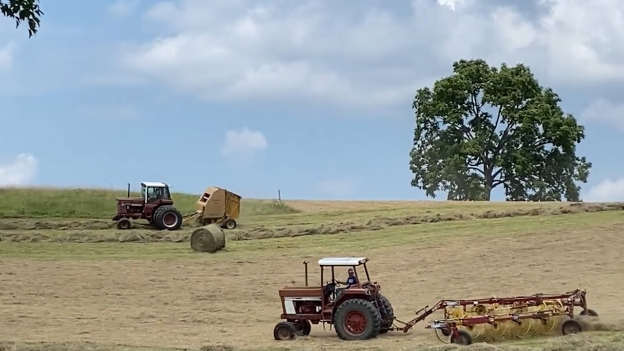 Working In Spring Hay - YouTube