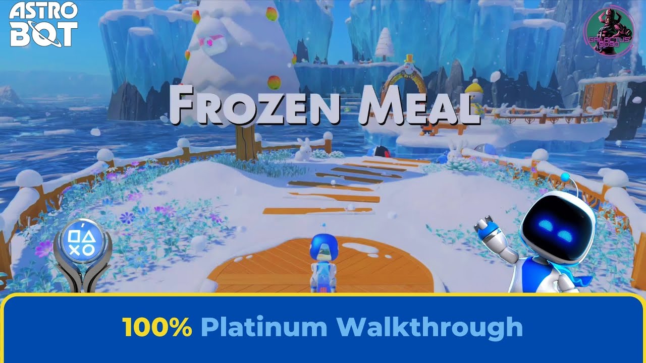Astro Bot: Frozen Meal 100% Platinum Walkthrough [4K] - YouTube