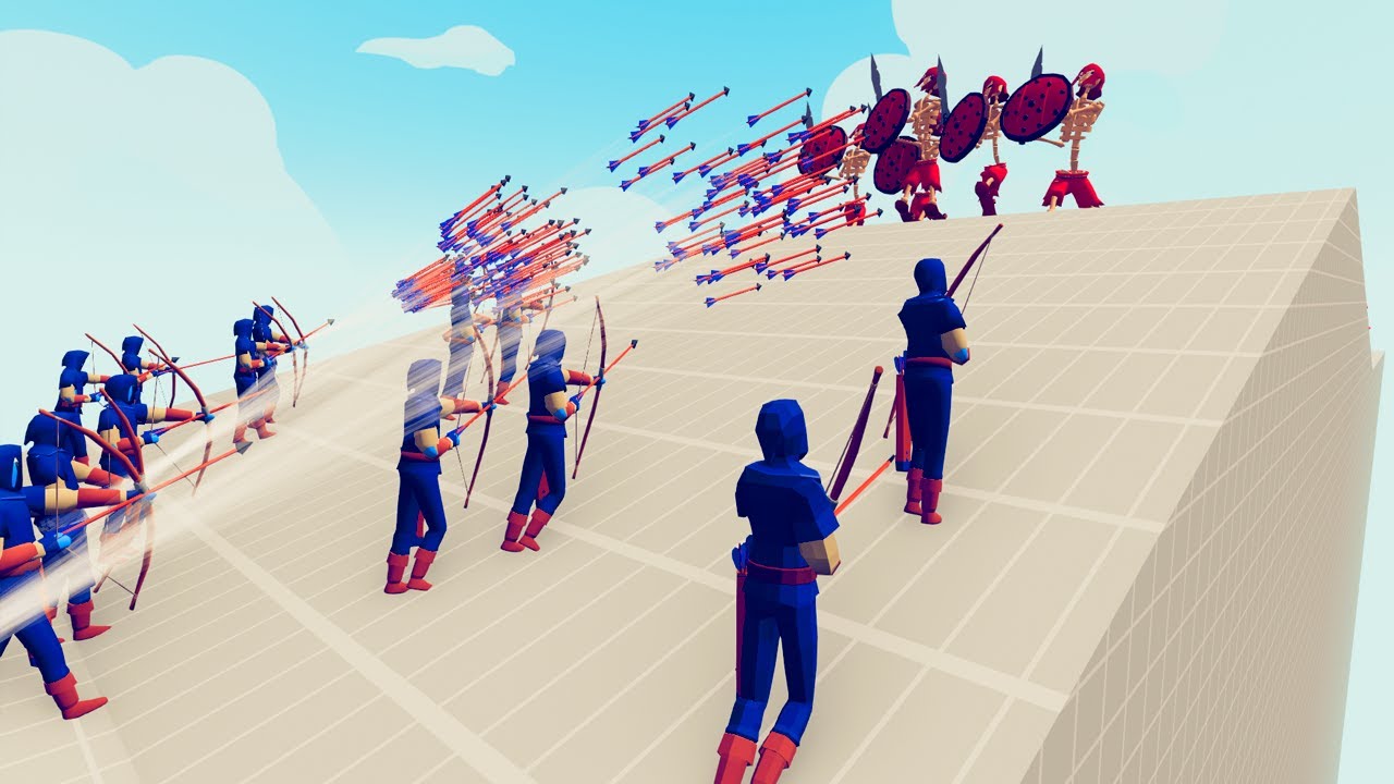 GIANTS ARMY vs ARCHERS - Totally Accurate Battle Simulator - TABS - YouTube