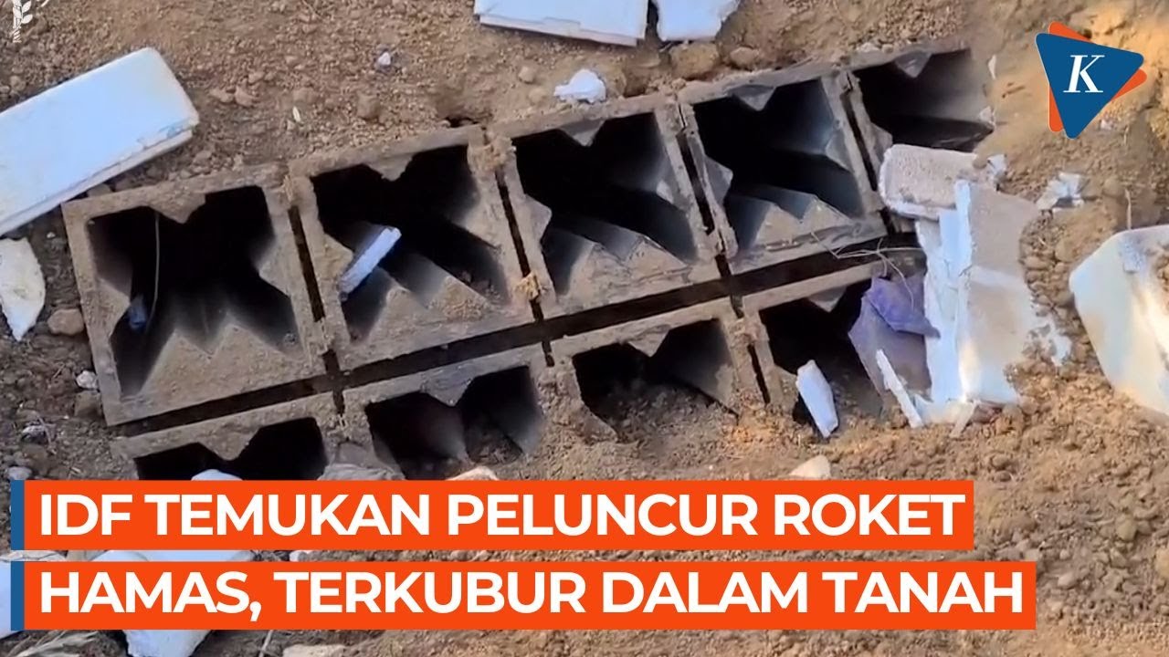 IDF Temukan Peluncur Roket Hamas, Ditanam di Dalam Tanah - YouTube