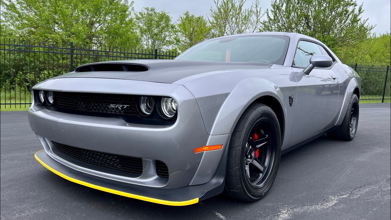 Billet Silver Dodge Demon Brief Walkaround - YouTube