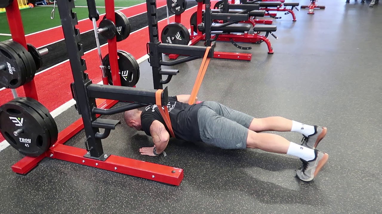 Band Assisted Plyo Pushups - YouTube