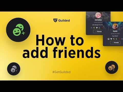 How to add friends | Guilded tutorial - YouTube