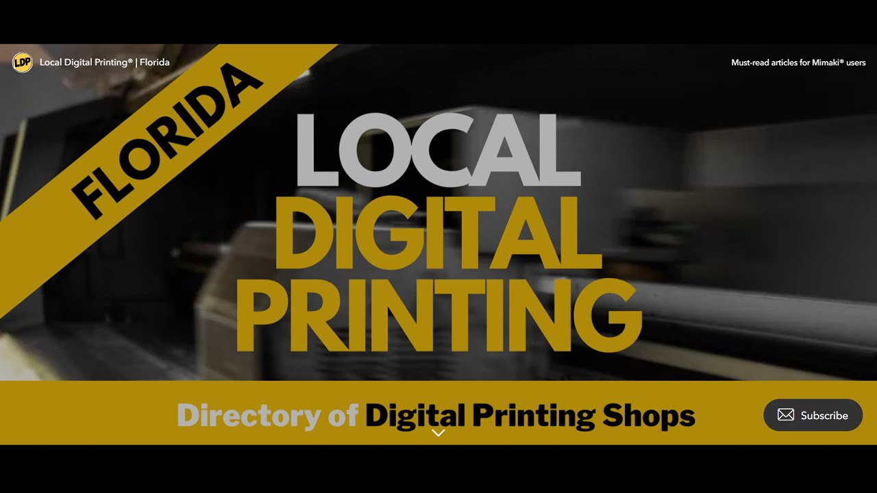 Local Digital Printing Demo [VIDEO] - YouTube