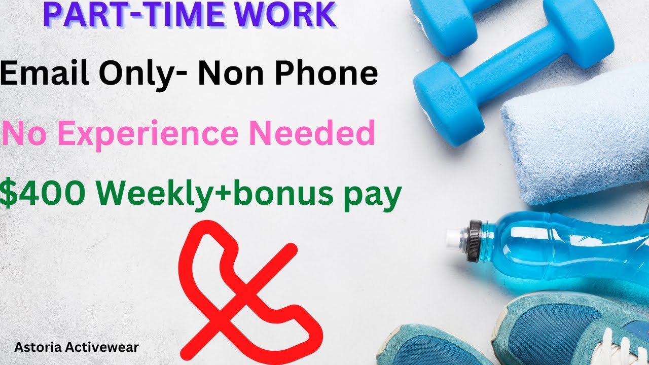 Part-Time Work=Email Only WFH - YouTube