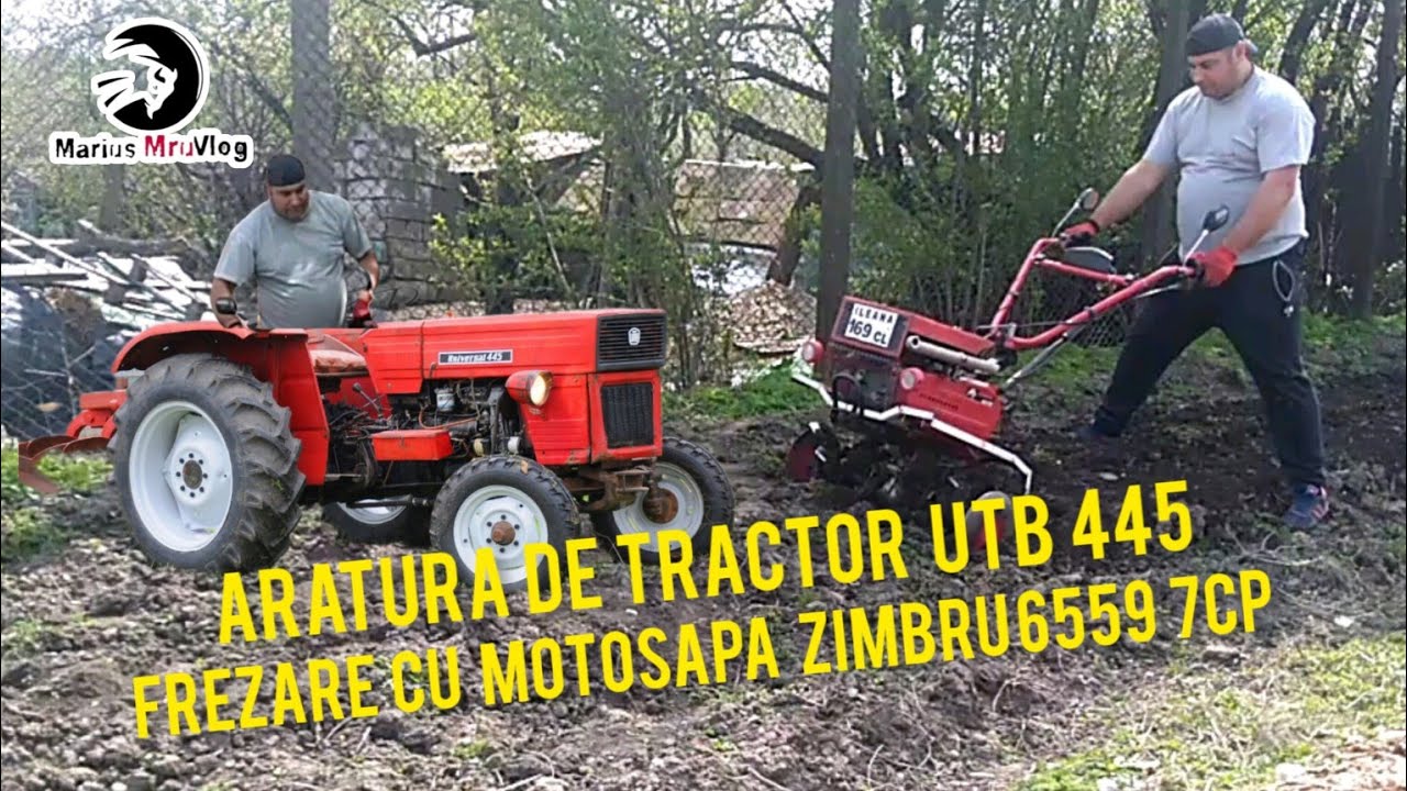 #11 Am Frezat Cu Motosapa Zimbru 6559-7CP Aratură De Tractor🚜 Pregătim ...